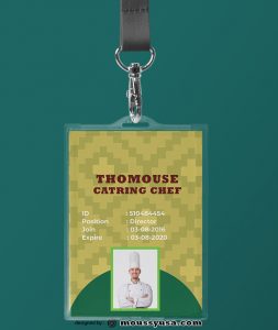 3+ Catering Service Id Card Templates Sample | Mous Syusa