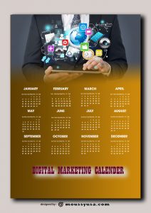 3+Digital Marketing Calendar Templates Ideas | Mous Syusa