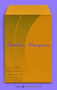 3+ Fashion Designer Envelope Templates Sample | Mous Syusa