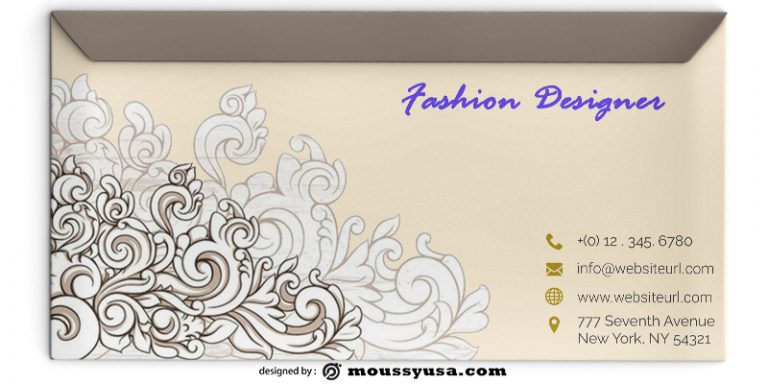 3+ Fashion Designer Envelope Templates Sample | Mous Syusa