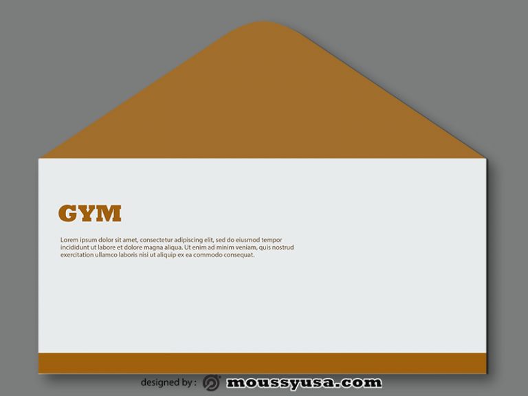 3+ Gym Envelope Templates Ideas | Mous Syusa