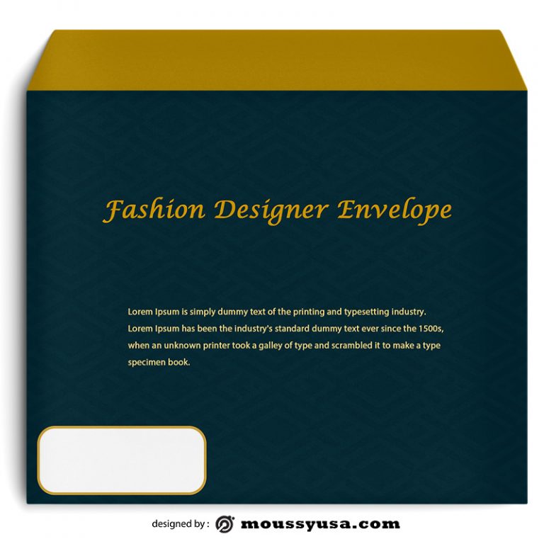 3+ Fashion Designer Envelope Templates Sample | Mous Syusa