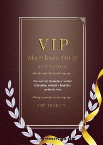 3+ VIP Invitation templates ideas | Mous Syusa