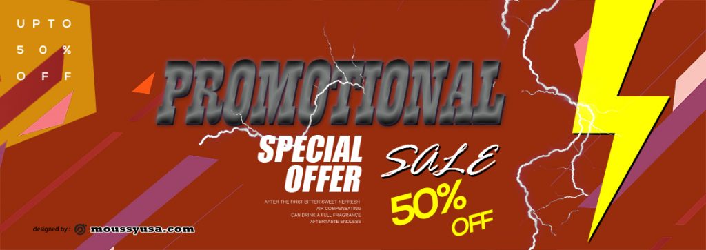 3+ Promotional Banner Templates Example | Mous Syusa