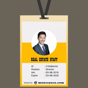 3+ Real Estate ID Card Templates Example | Mous Syusa