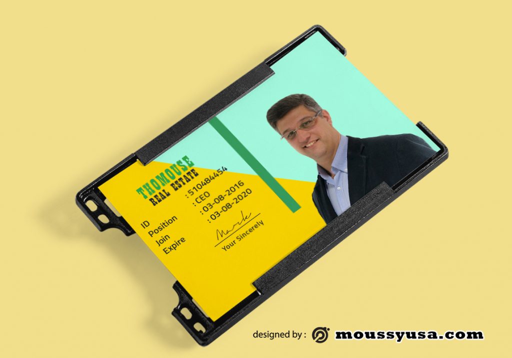 3+ Real Estate ID Card Templates Example | Mous Syusa