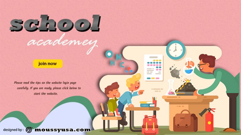 3+ School Banner template | Mous Syusa