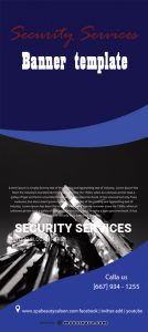 3+ Security Service Banner Templates Example | Mous Syusa