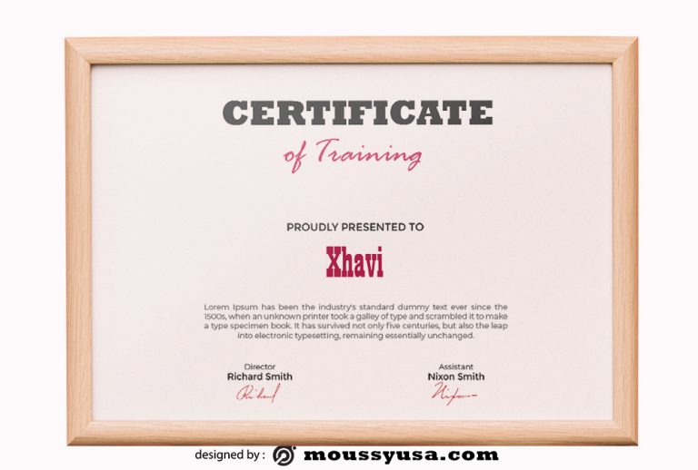 3+How To Make A Training Certificate | Mous Syusa