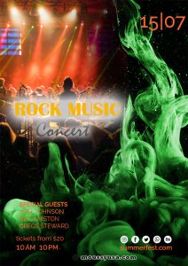 3+ Rock Concert Flyer Templates | Mous Syusa