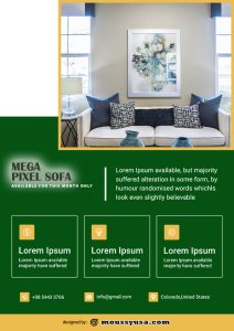 3+ Sofa Mega Sale Flyer template | Mous Syusa