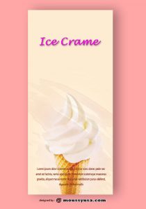 3+ Ice Cream Rack Card Templates Example | Mous Syusa