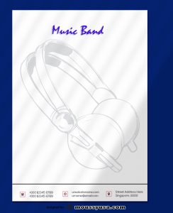 3+ Music Band Letterhead pTemplates Example | Mous Syusa