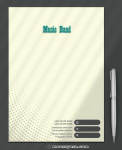 3+ Music Band Letterhead pTemplates Example | Mous Syusa