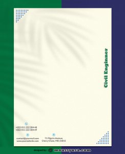 3+ Civil Engineer Letterhead template sample | Mous Syusa