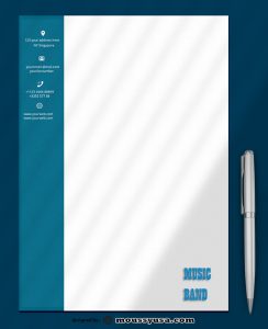 3+ Music Band Letterhead pTemplates Example | Mous Syusa
