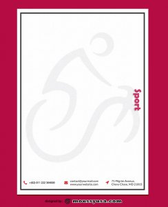 3+ Sports Letterhead template sample | Mous Syusa