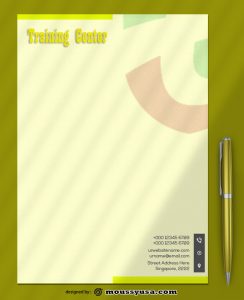 3+ Training Center Letterhead Templates Ideas | Mous Syusa