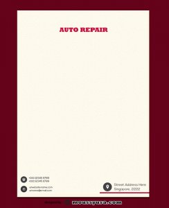 3+ Auto Repair Letterhead template ideas | Mous Syusa
