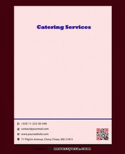 3+ Catering Services Letterhead template ideas | Mous Syusa