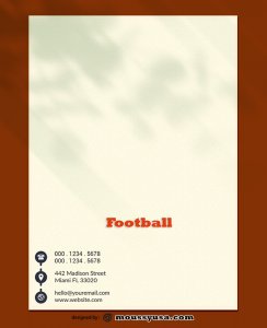 3+ Football Letterhead template ideas | Mous Syusa