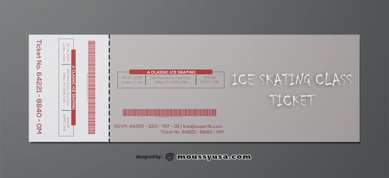 3+ Ice Skating Ticket template ideas | Mous Syusa