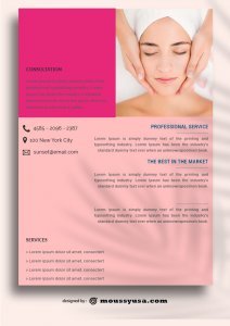 3+ Health SPA Data Sheet template | Mous Syusa