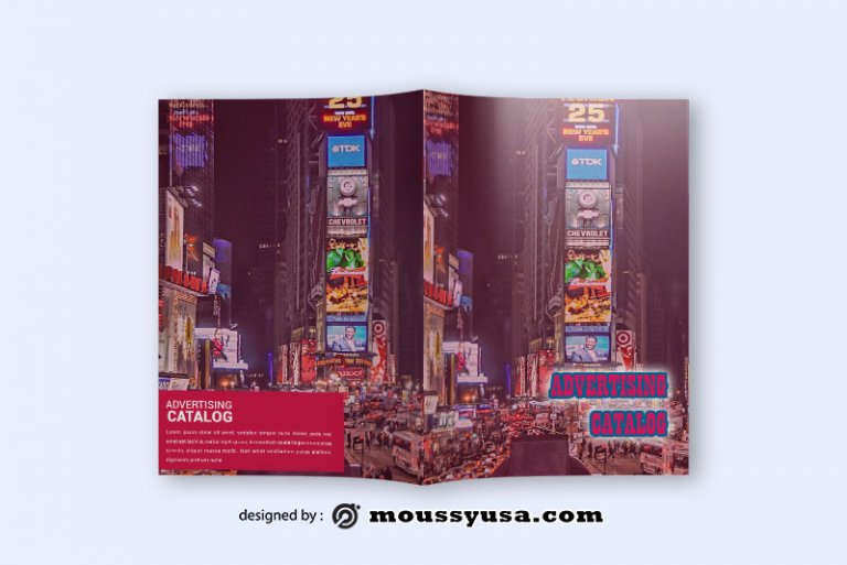 3+ Advertising Catalog template free | Mous Syusa