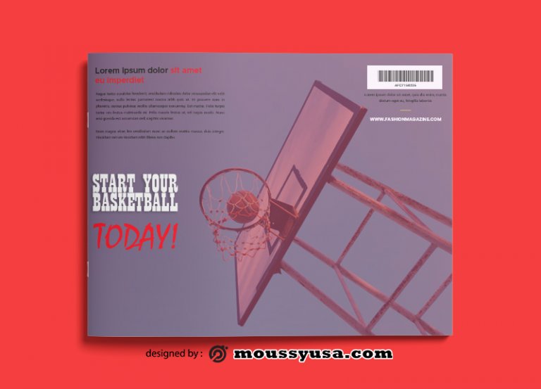 3+ Basketball Magazine template | Mous Syusa