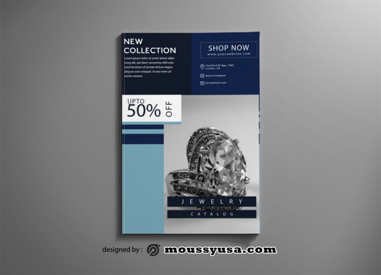 3+ Jewelry Catalog template free | Mous Syusa