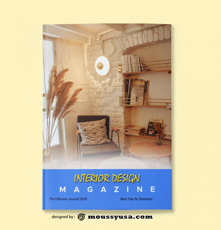 3+ Interior Magazine template in PSD | Mous Syusa