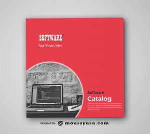 3+ Software Product Catalog template free psd | Mous Syusa