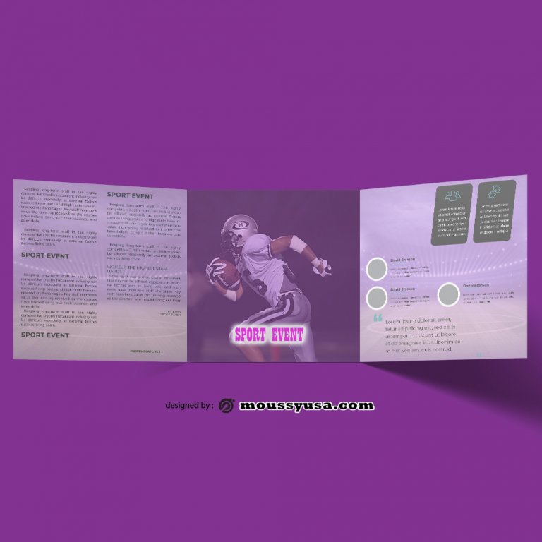 3+ Sport Event Brochure template | Mous Syusa