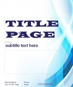 10+ Printable Title Page Templates Ideas | Mous Syusa