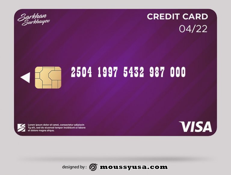 10+ Credit Card Templates Example | Mous Syusa