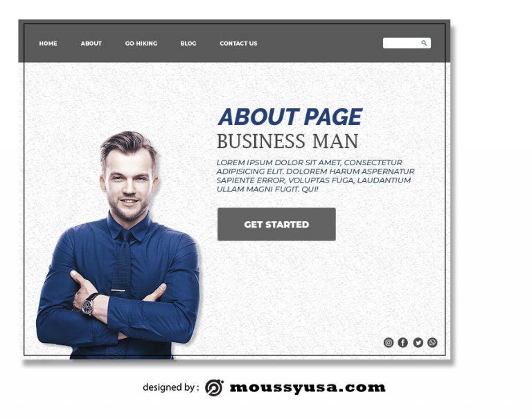10+ About Page template | Mous Syusa