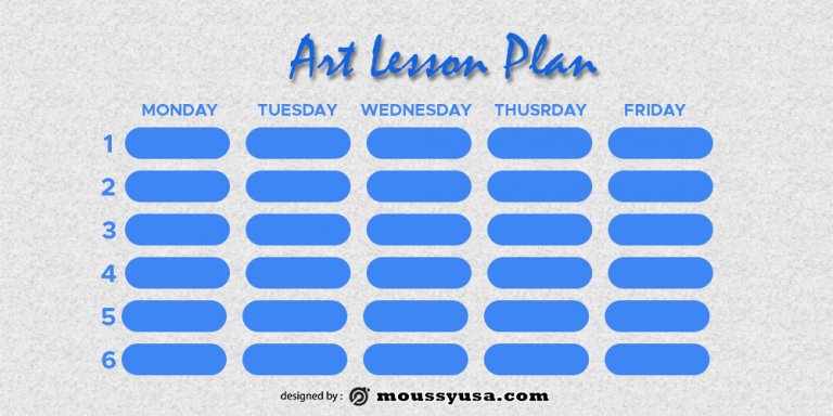 10+ Art Lesson Plan template Sample | Mous Syusa