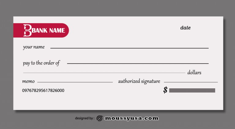 10+ Blank Check template free psd | Mous Syusa