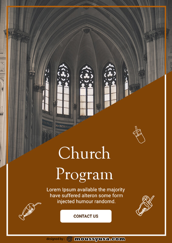 10 Church Program Template Printable Mous Syusa