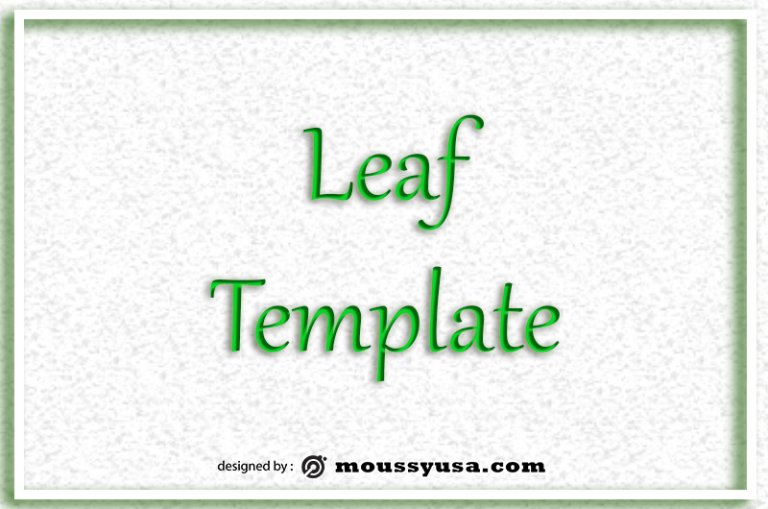 10+ Leaf template example psd design | Mous Syusa