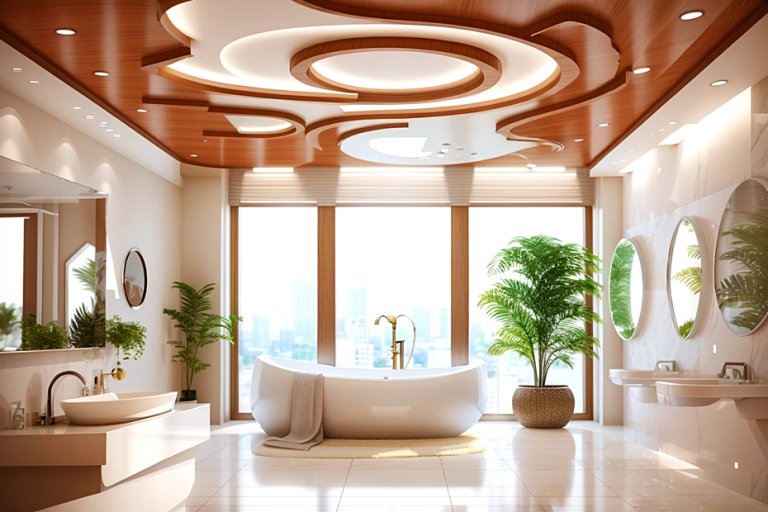 25 Bathroom False Ceiling Designs | Mous Syusa