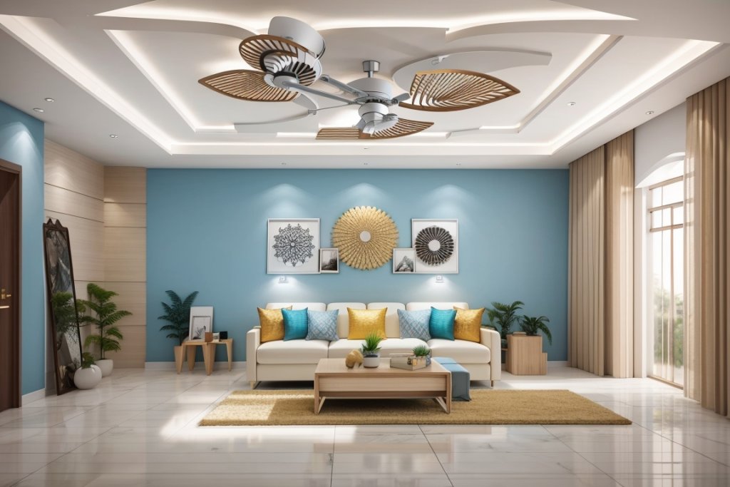 16 false ceiling design for hall with fans | Mous Syusa