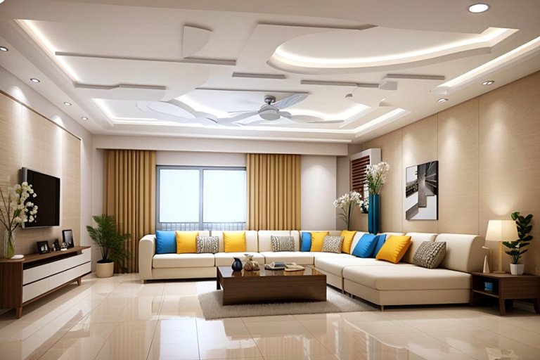 24 Simple False Ceiling Design for Hall | Mous Syusa