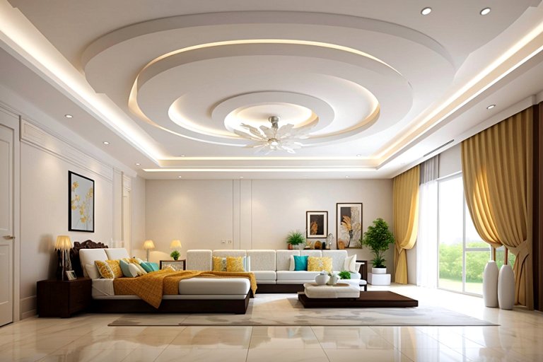 24 Simple False Ceiling Design for Hall | Mous Syusa