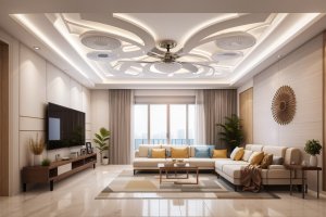 16 false ceiling design for hall with fans | Mous Syusa