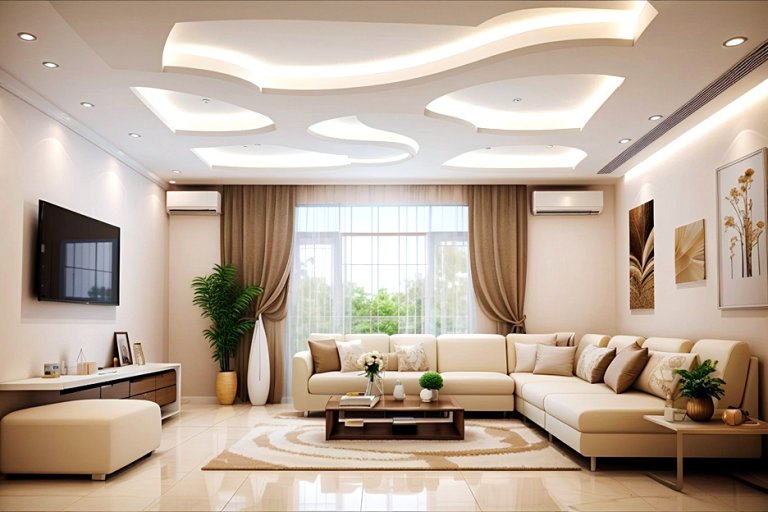 24 Simple False Ceiling Design for Hall | Mous Syusa