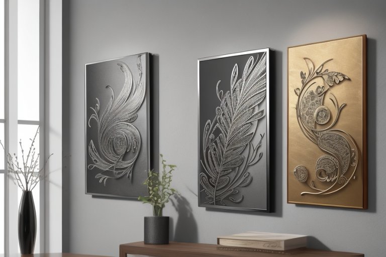 Silver Metal Wall Art: 20 Innovative Styles for Modern Interiors – Mous ...