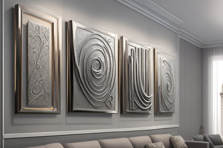 Silver Metal Wall Art: 20 Innovative Styles for Modern Interiors – Mous ...