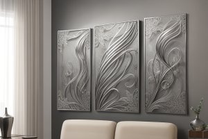 Silver Metal Wall Art: 20 Innovative Styles for Modern Interiors – Mous ...