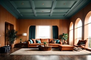 16 Inspiring Living Room False Ceiling Colour Ideas to Elevate Your ...
